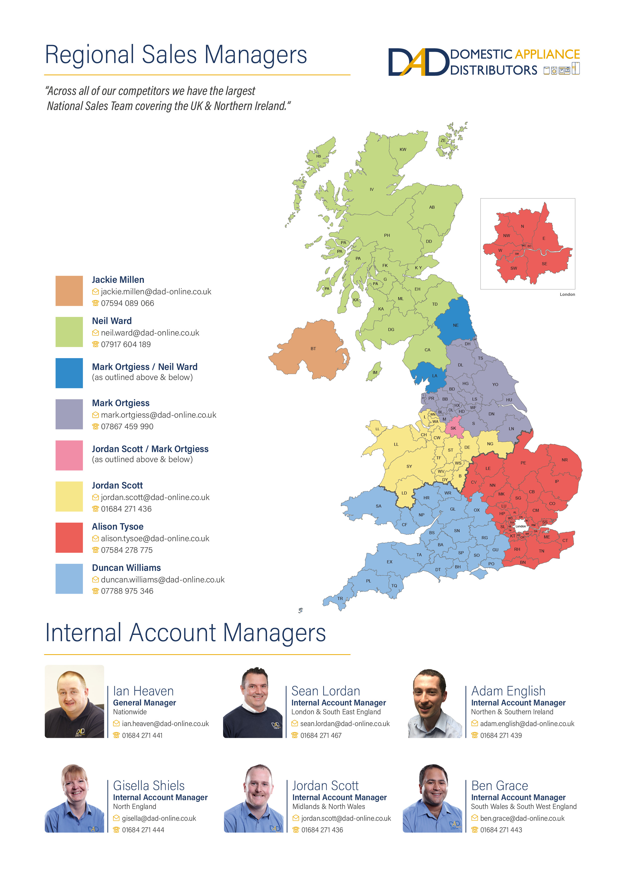 UK Sales Team | D.A.D Online