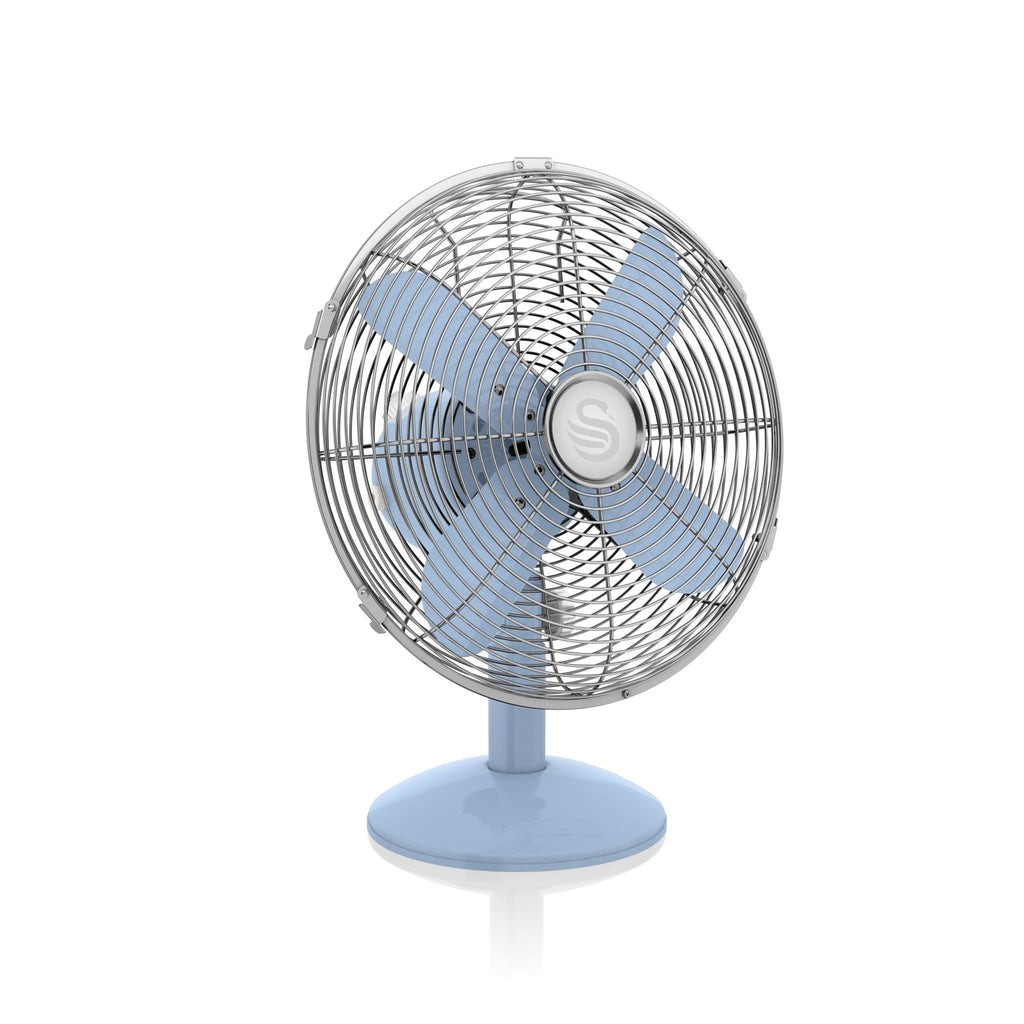 Swan SFA12620BLN 12 Inch Retro Style Desk Fan | Cooling Fans | Heating ...