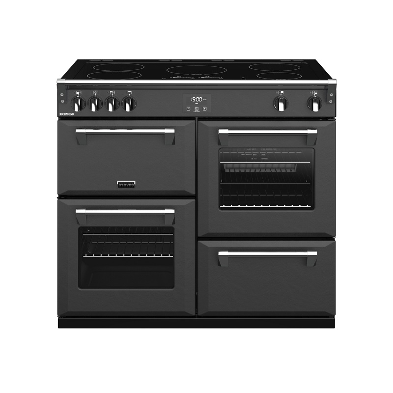 Stoves S1000Ei Anthracite 100cm Wide Induction Range Cooker | 444410255 ...