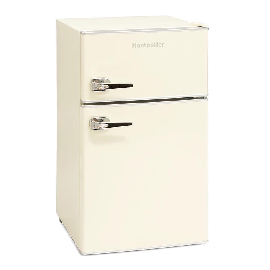 Montpellier MAB2030C Retro Under-Counter Mini Fridge Freezer ...