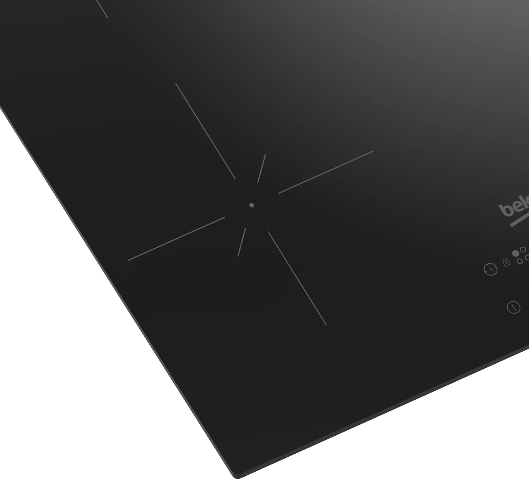 Beko CIHYQI21B 4 Zone 60cm Wide Induction Hob in Black | G Craggs