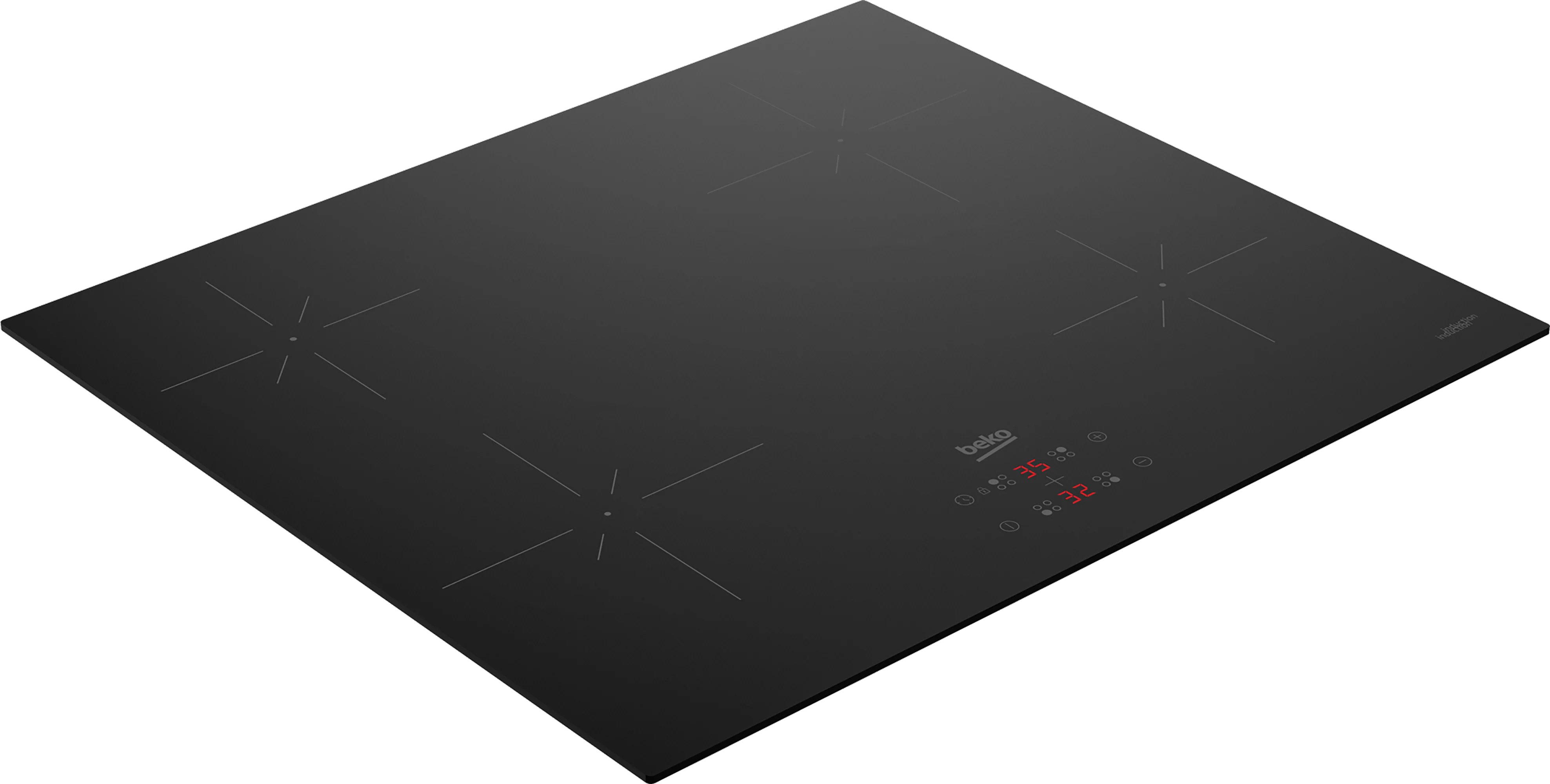 Beko CIHYQI21B 4 Zone 60cm Wide Induction Hob in Black | G Craggs