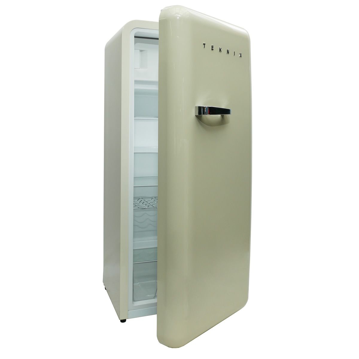 Teknix T330RDC Cream Retro Fridge | 60cm | Fridges | Refrigeration ...