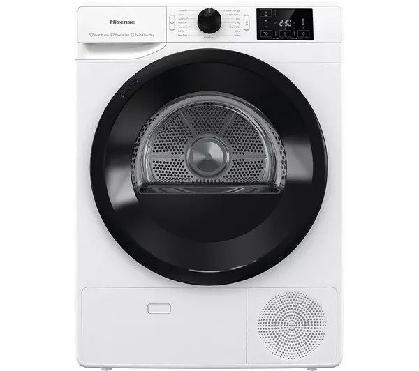 Hisense DHGC903 9kg Heat Pump Dryer | Heat Pump | Freestanding | Tumble Dryers | Laundry ...