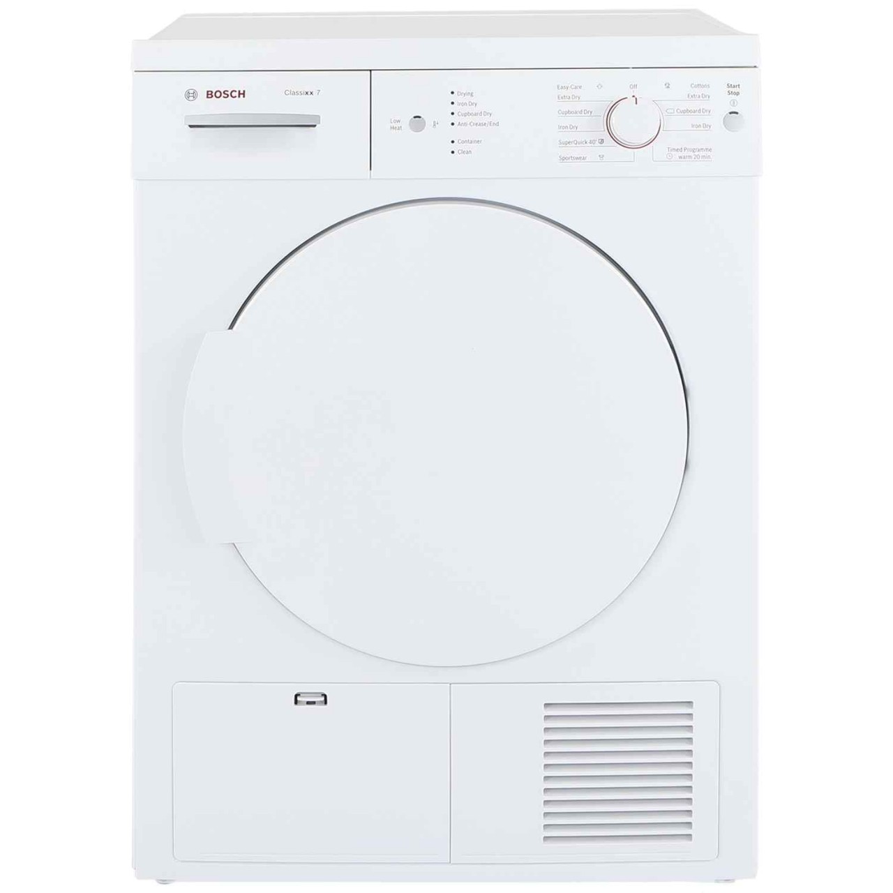 Bosch WTE84106GB 7kg Condenser Dryer | Tumble Dryers | Bosch | Brands ...
