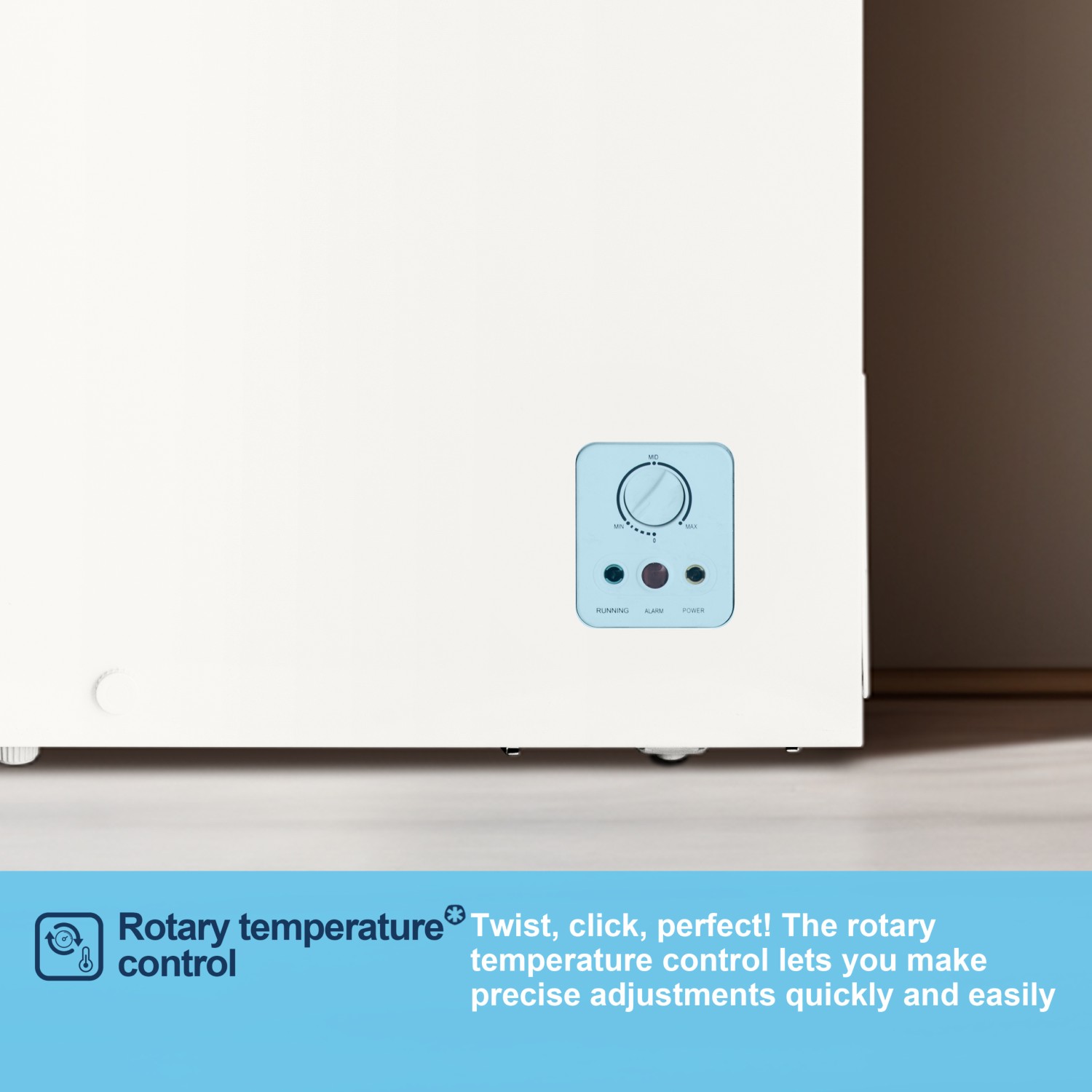 Fridgemaster MCF96E 55cm Wide 96L Winter Guard Chest Freezer in White ...