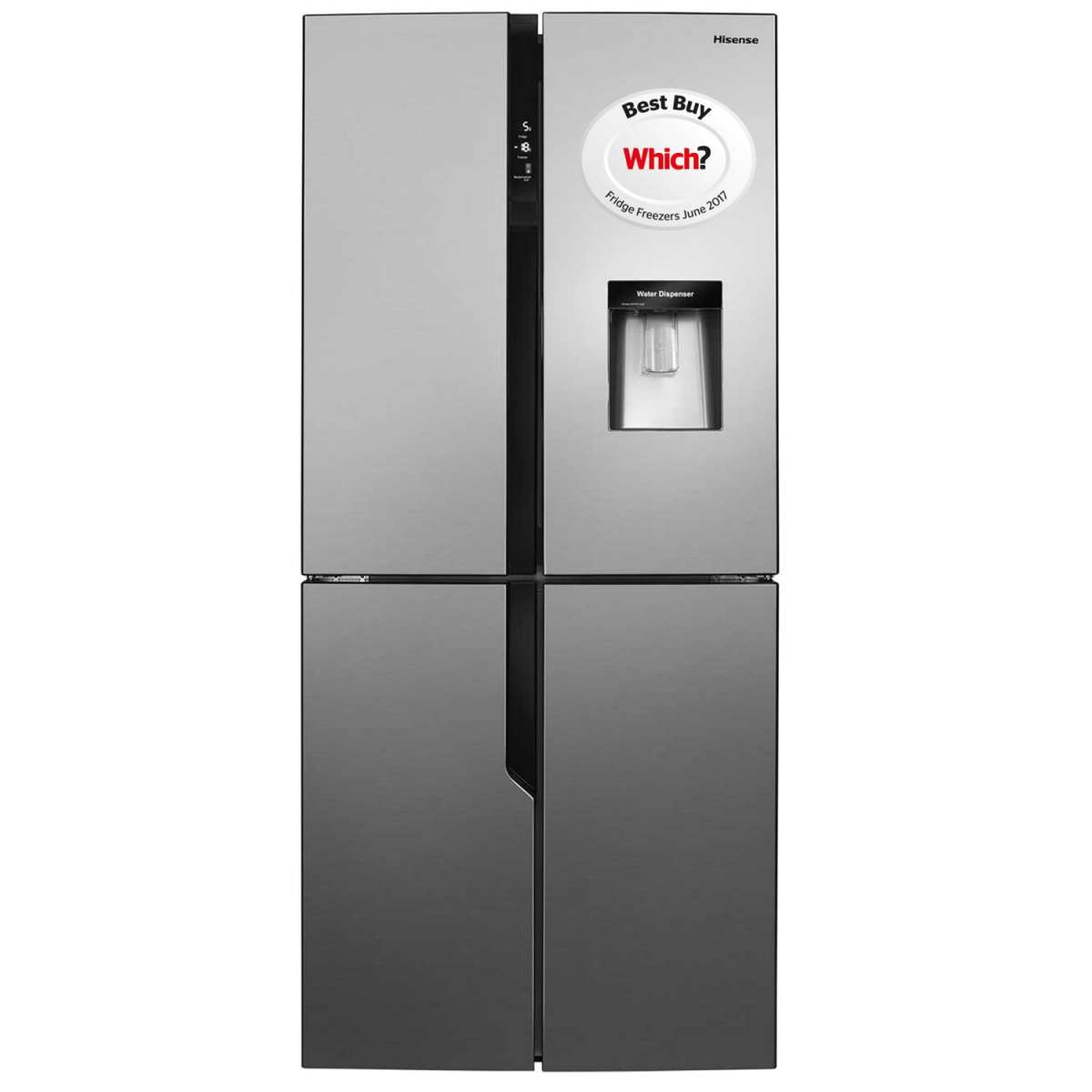 Hisense RQ560N4WC1 80cm Wide 4 Door Frost Free Fridge Freezer in ...