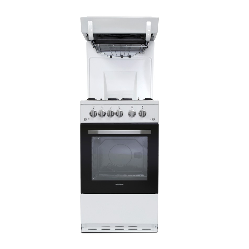Montpellier MEL50W 50cm Wide Gas Cooker with Eye Level Grill | Gas ...