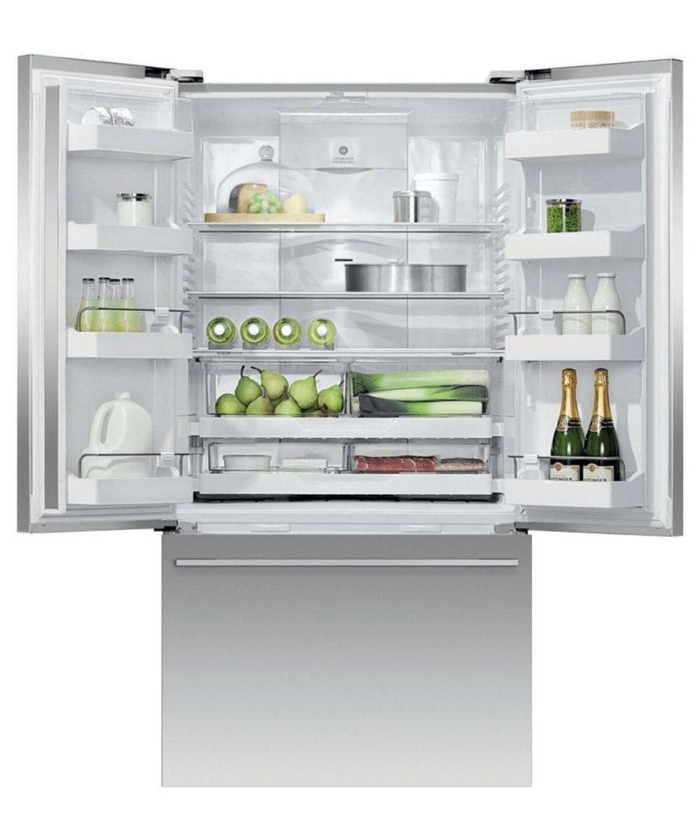 90cm Wide French Door Fridge Freezer In Stainless Steel | French Style ...
