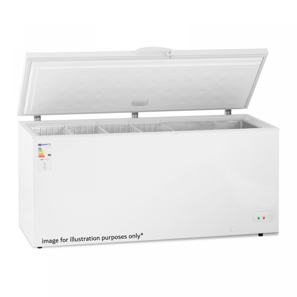 sia, chest freezer, 459 litres, white | Gillmans