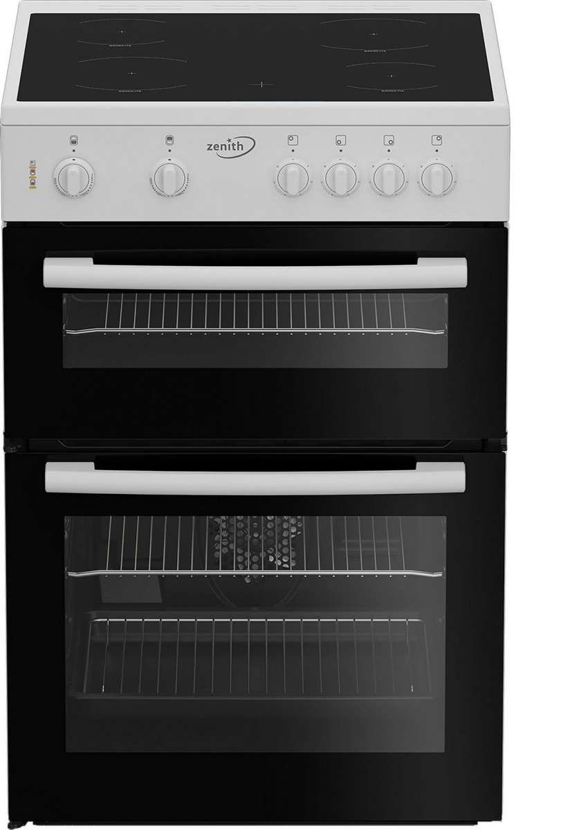 Zenith ZE605W 60cm Twin Cavity Cooker | Free Standing Cooker | Cooking ...