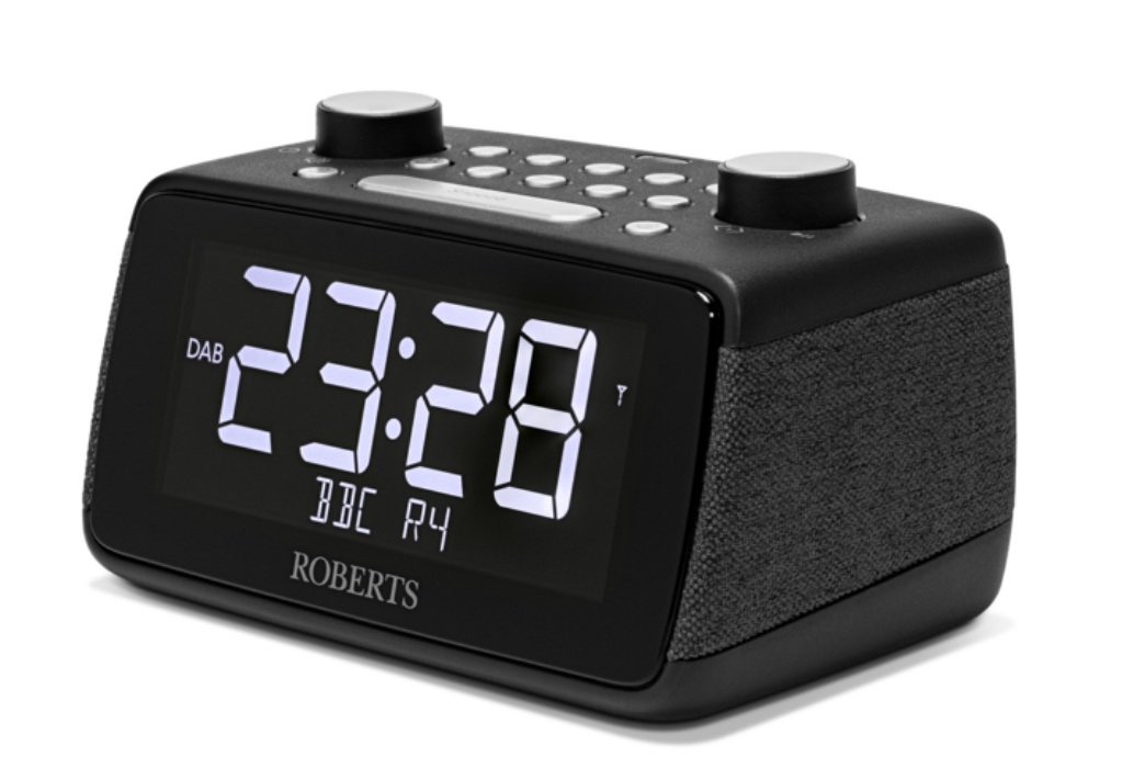 Roberts ORTUS4BK Large Screen Dab Clock Radio Black | Radio - HiFi ...