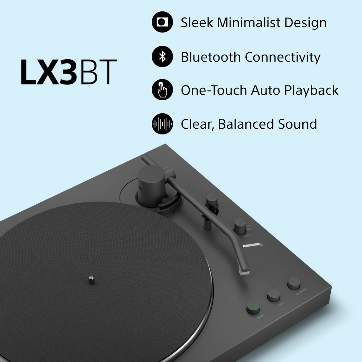 Sony PSLX310BTCEK Turntable with Bluetooth | Turntables | Audio | Sound ...