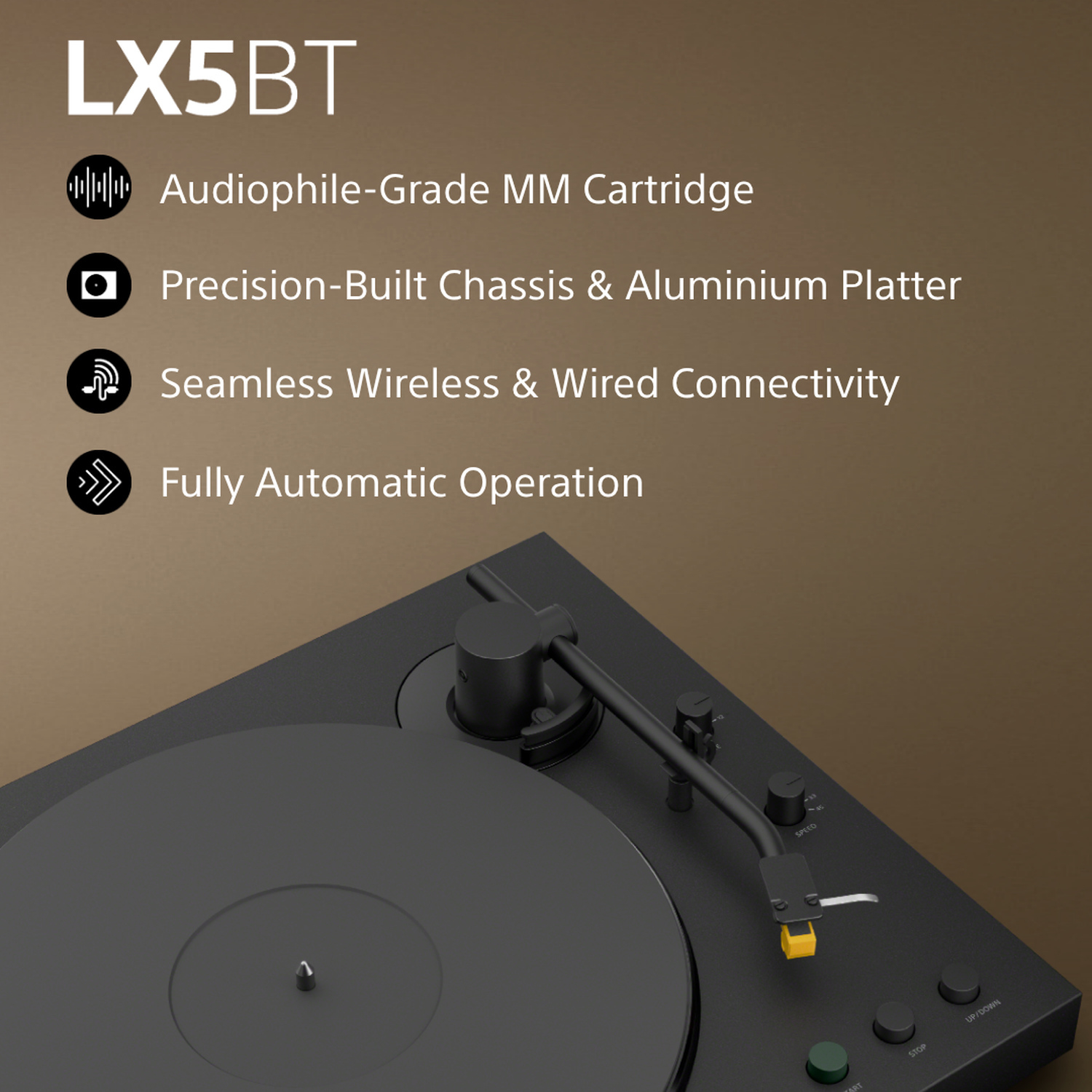 Sony PSLX5BT.CEK Turntable with Bluetooth | Turntables | Audio | Sound ...